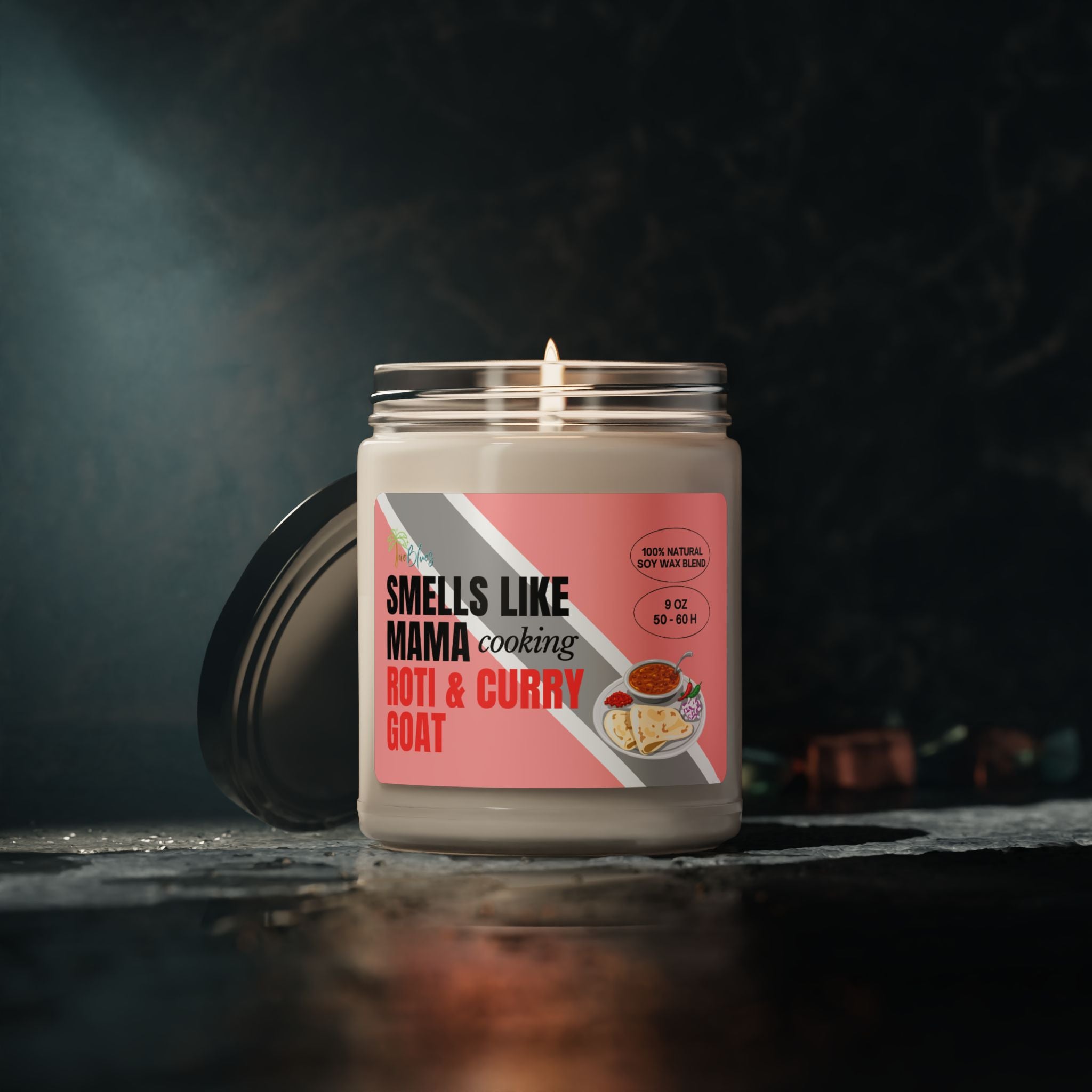 Mama Cooking Roti & Curry Goat Candle — Caribbean Soy Candle — Irie ...