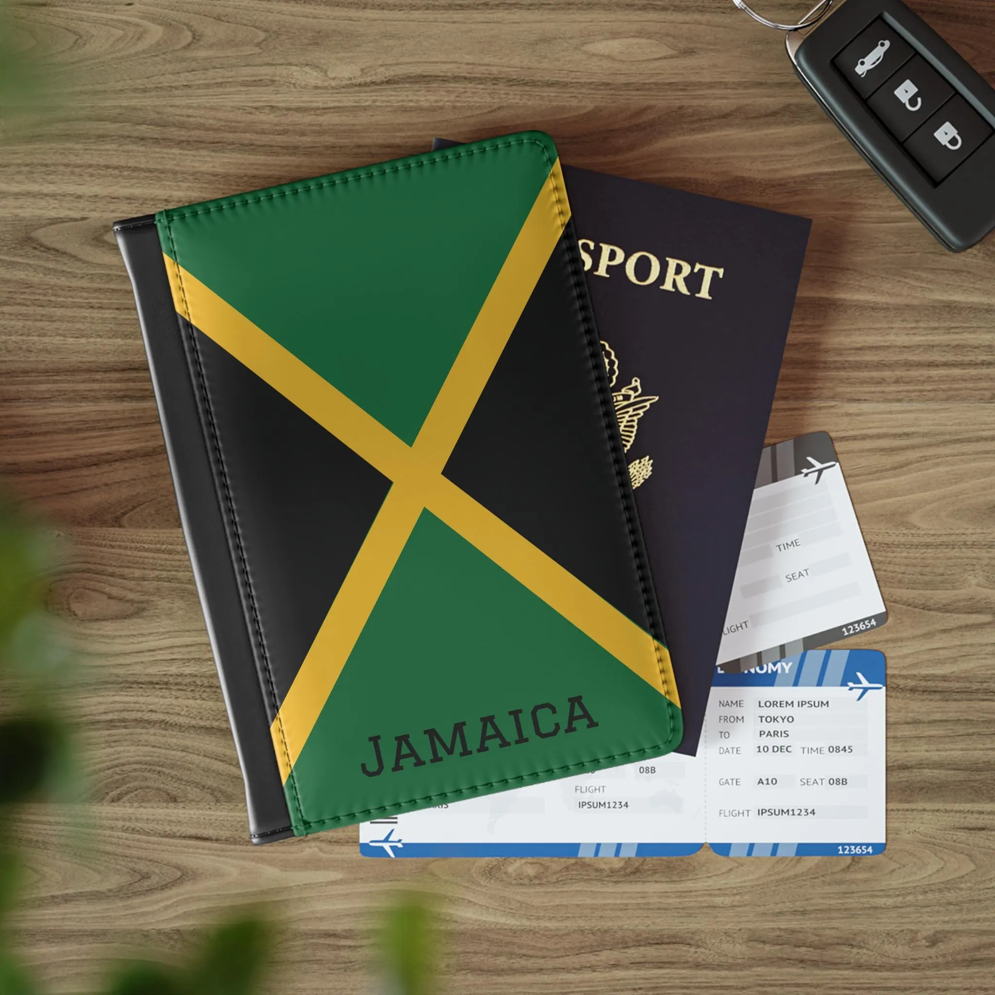 Jamaica Flag Passport Cover — Irie Blues Boutique